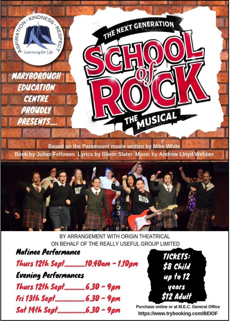 Musical & Bands - MARYBOROUGH EDUCATION CENTRE
